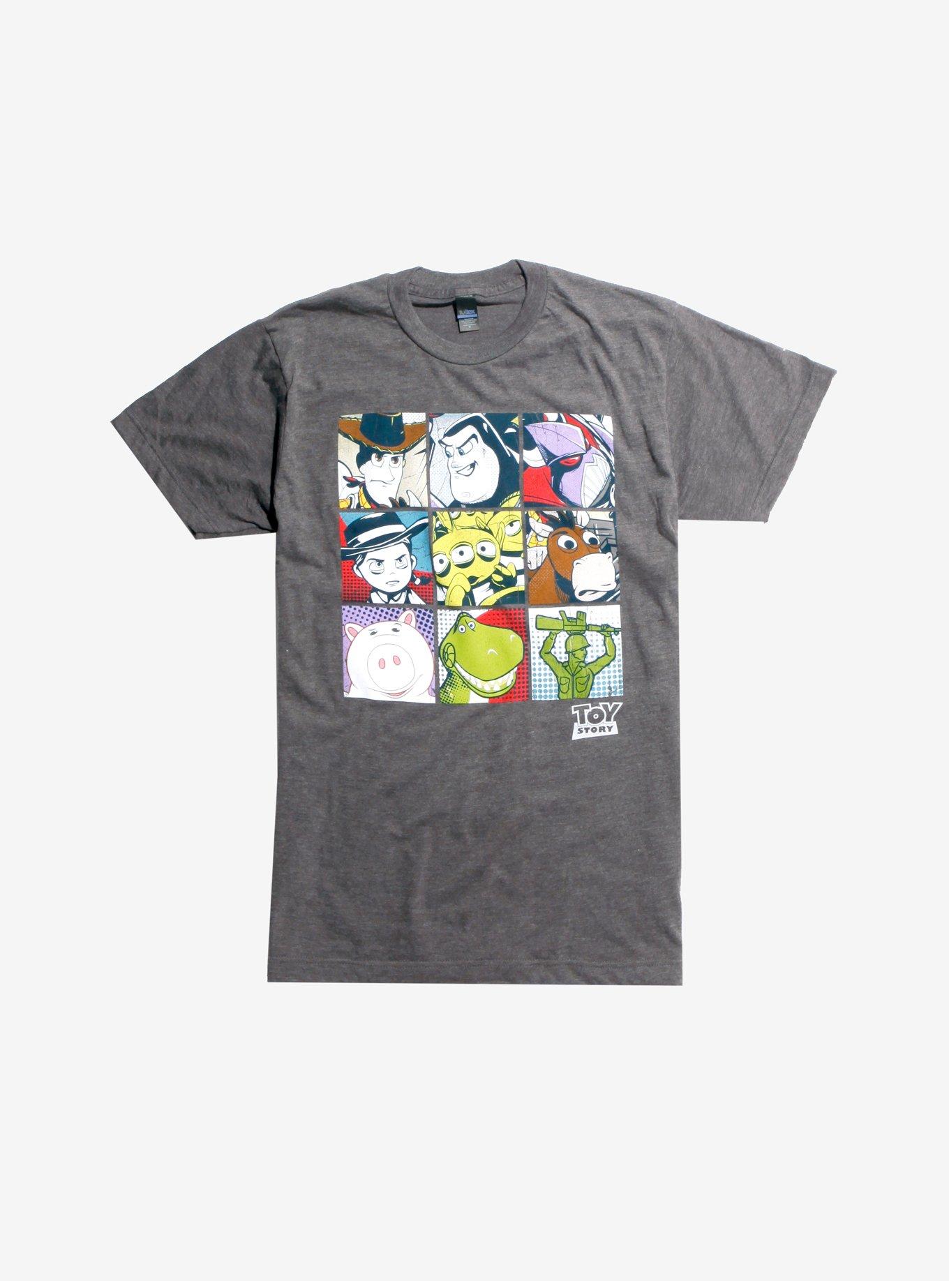 Disney Pixar Toy Story Character Grid T-Shirt | Hot Topic