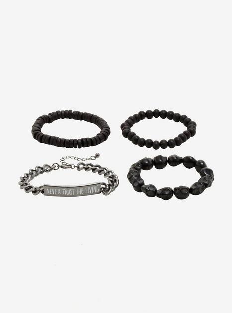 BlackCraft Men's Bracelet Set Hot Topic Exclusive | Hot Topic
