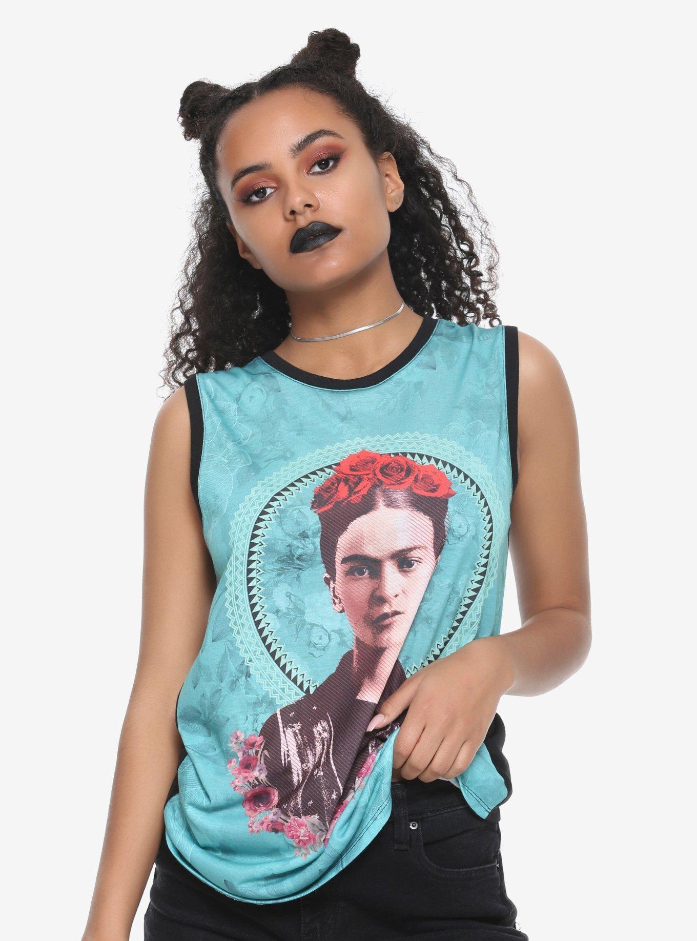 Frida Kahlo Roses Girls Muscle Top | Hot Topic