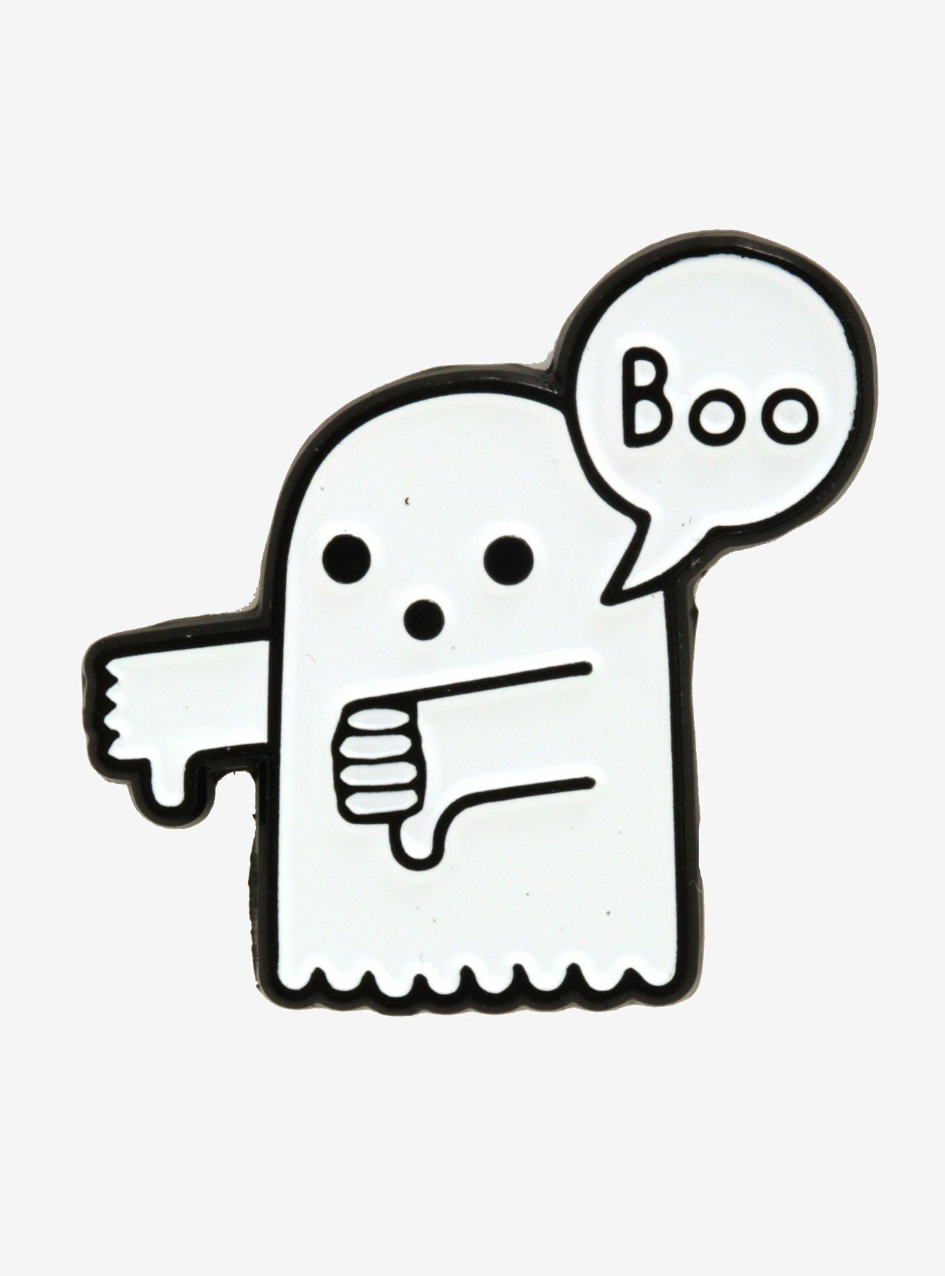 Disapproving Ghost Enamel Pin | Hot Topic
