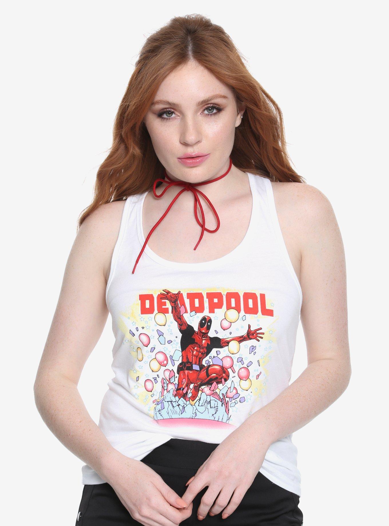 Marvel Deadpool Balloon Surprise Girls Tank Top | Hot Topic