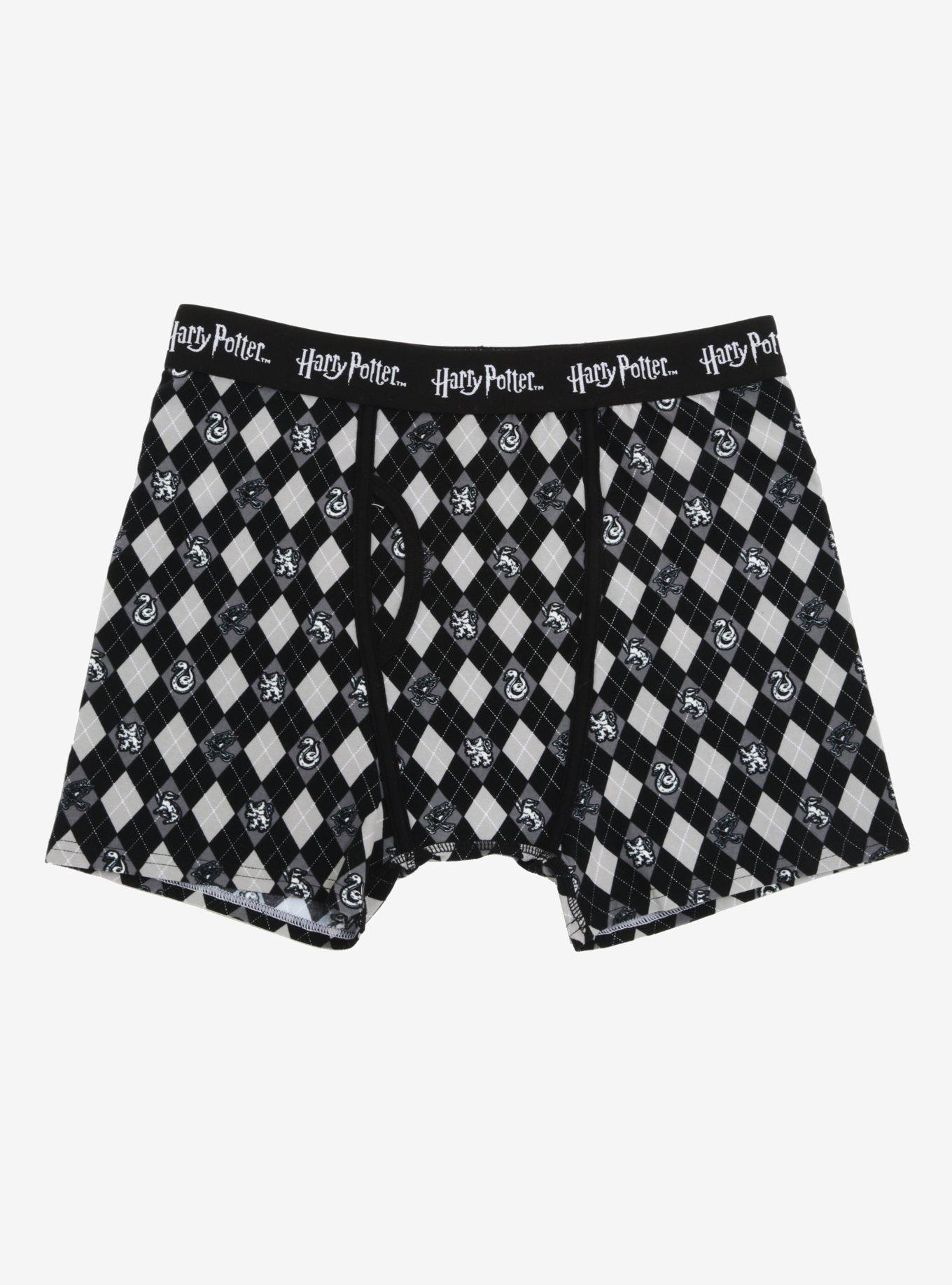 Harry Potter Argyle Boxer Briefs - BoxLunch Exclusive | BoxLunch