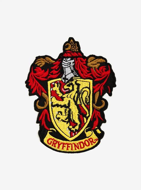 Harry Potter Gryffindor Crest Iron-On Patch | BoxLunch