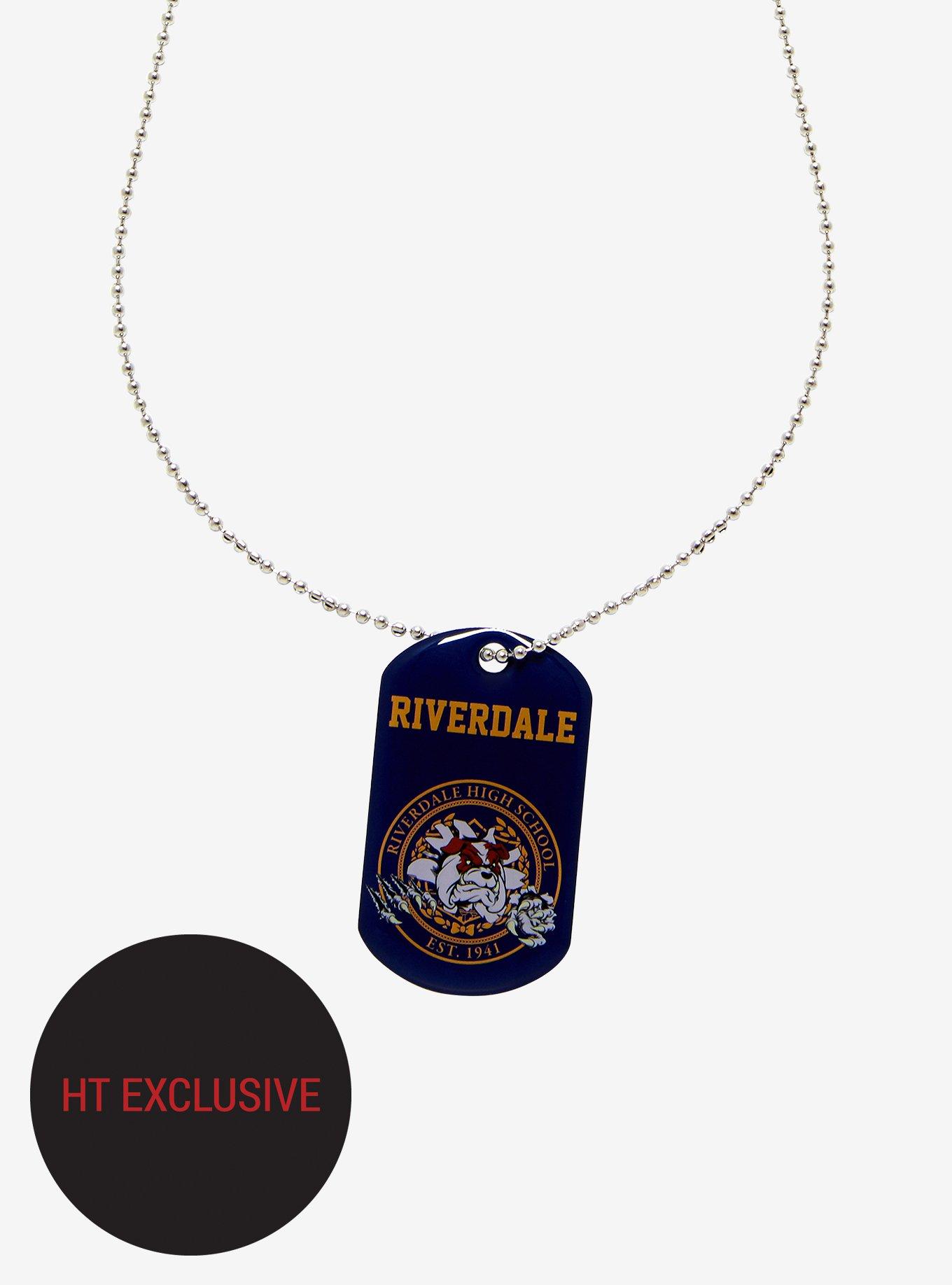 Riverdale Mascot Dog Tag Necklace Hot Topic Exclusive | Hot Topic
