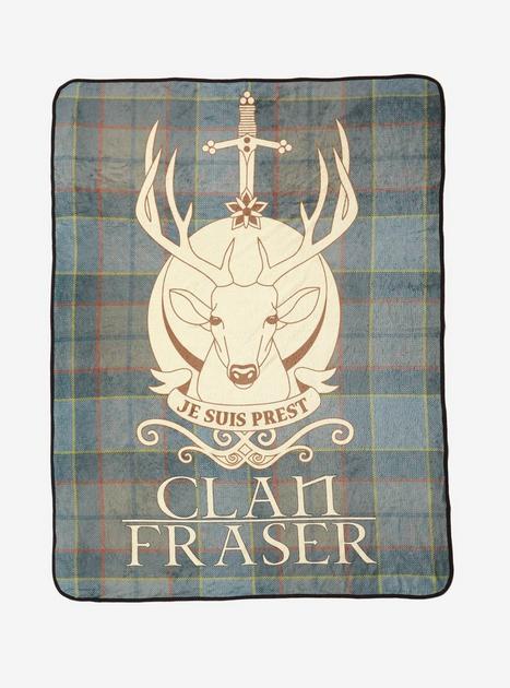 Outlander Clan Fraser Throw Blanket | Hot Topic