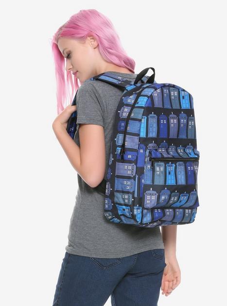 Doctor Who TARDIS Print Backpack | Hot Topic