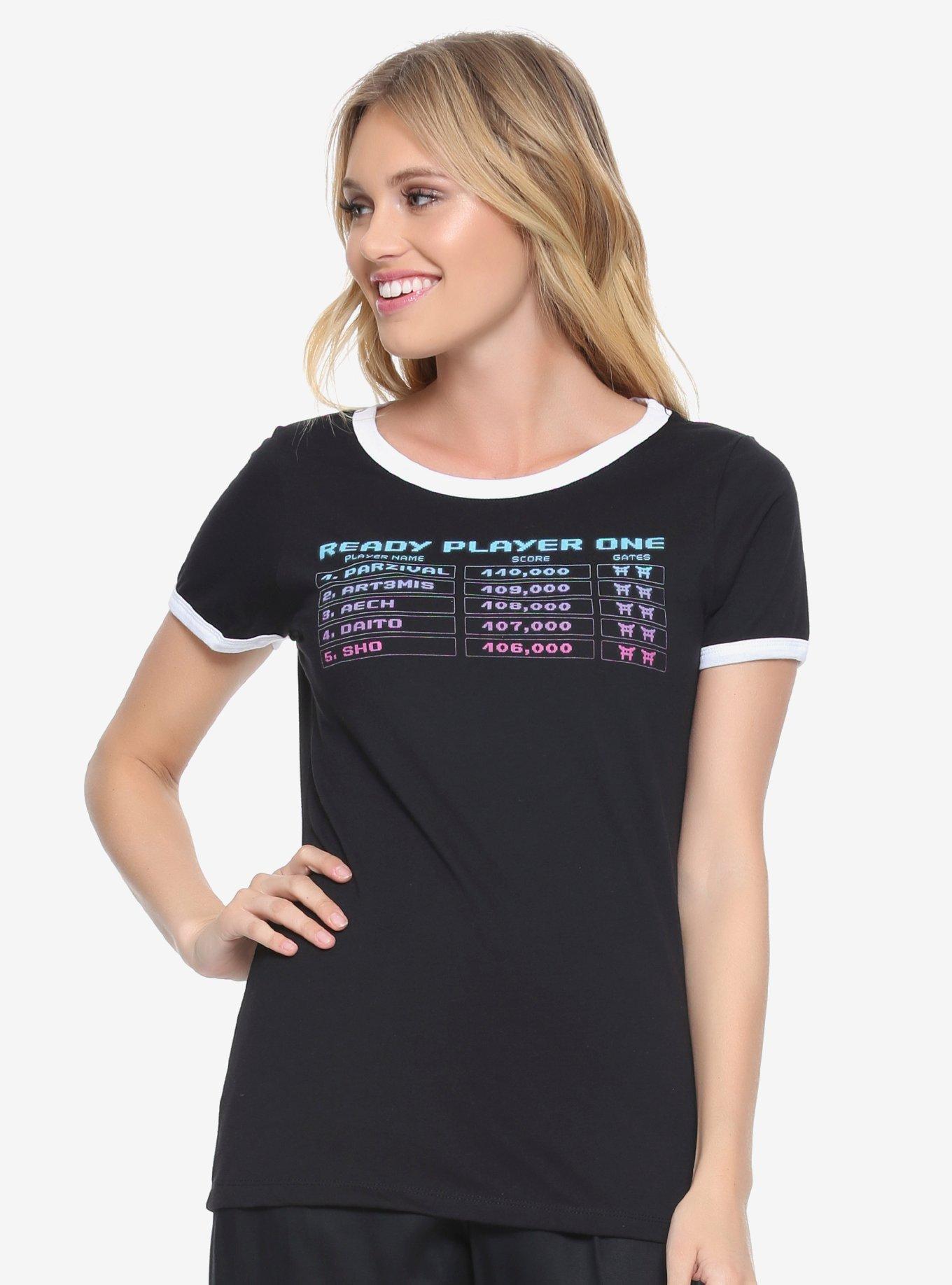 Ready Player One Scoreboard Womens Ringer Tee - BoxLunch Exclusive ...