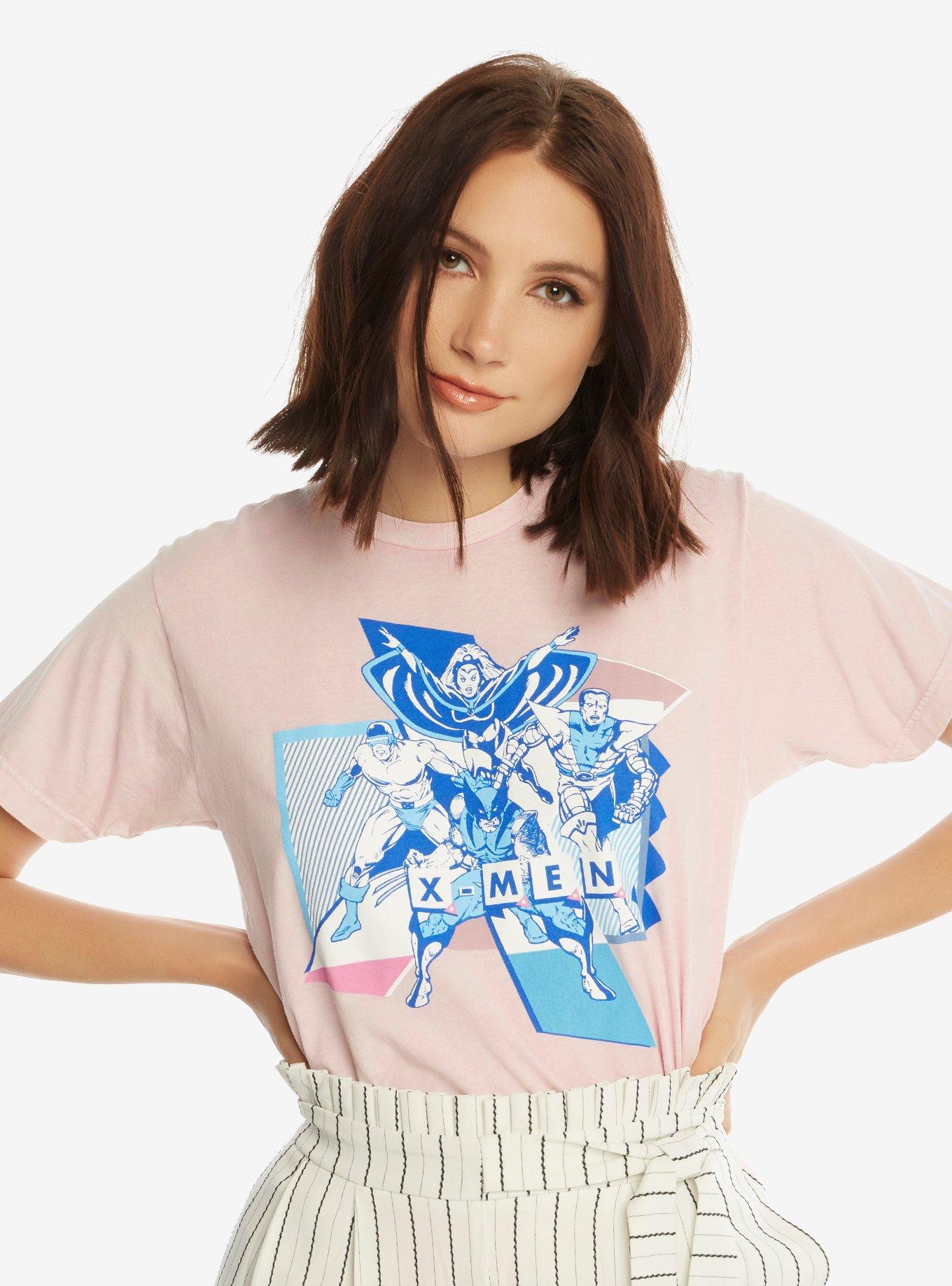 Marvel X-Men Pink Womens Tee - BoxLunch Exclusive | BoxLunch