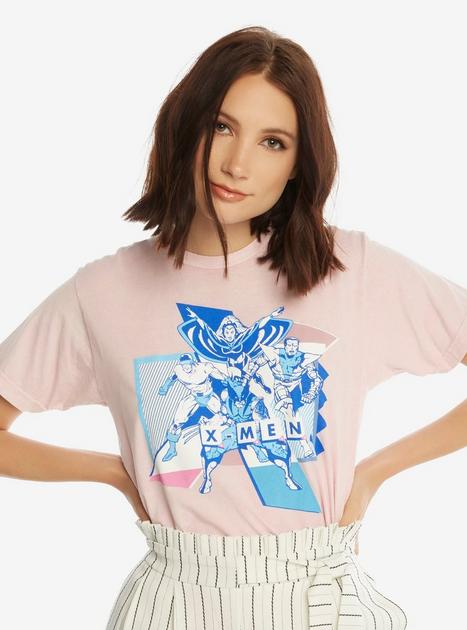 Marvel X-Men Pink Womens Tee - BoxLunch Exclusive | BoxLunch