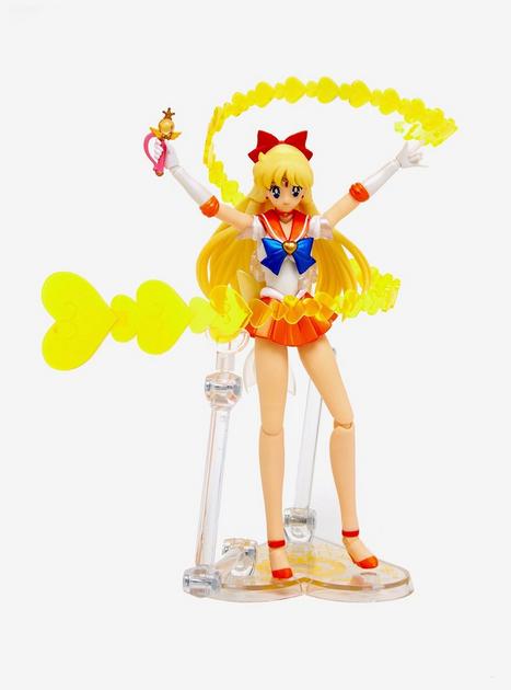 S.H. Figurearts Sailor Moon Sailor Venus Action Figure | Hot Topic