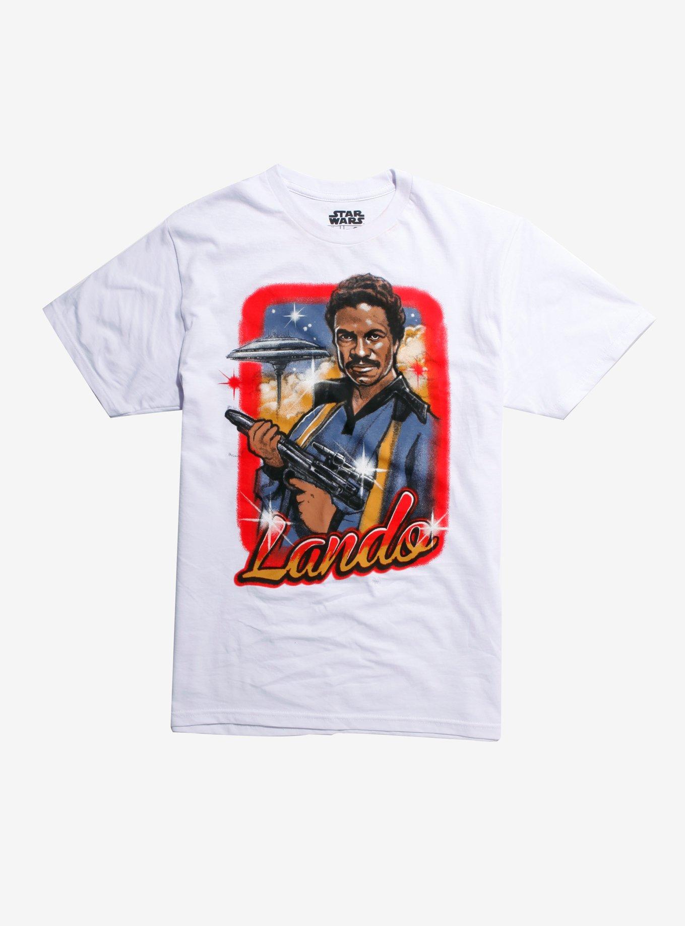 Star Wars Lando Airbrush T-Shirt Hot Topic Exclusive | Hot Topic