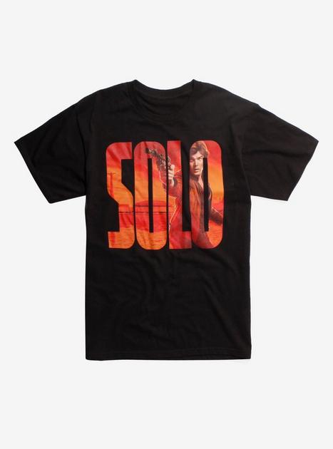 Solo: A Star Wars Story Han Solo Letters T-Shirt Hot Topic Exclusive ...