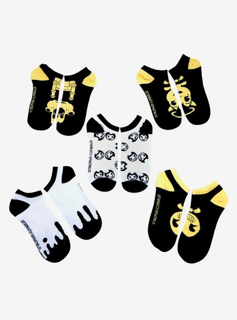 Bendy And The Ink Machine No-Show Socks 5 Pair | Hot Topic