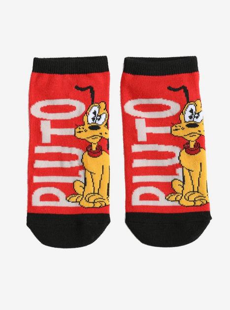 Disney Pluto Red No-Show Socks | Hot Topic
