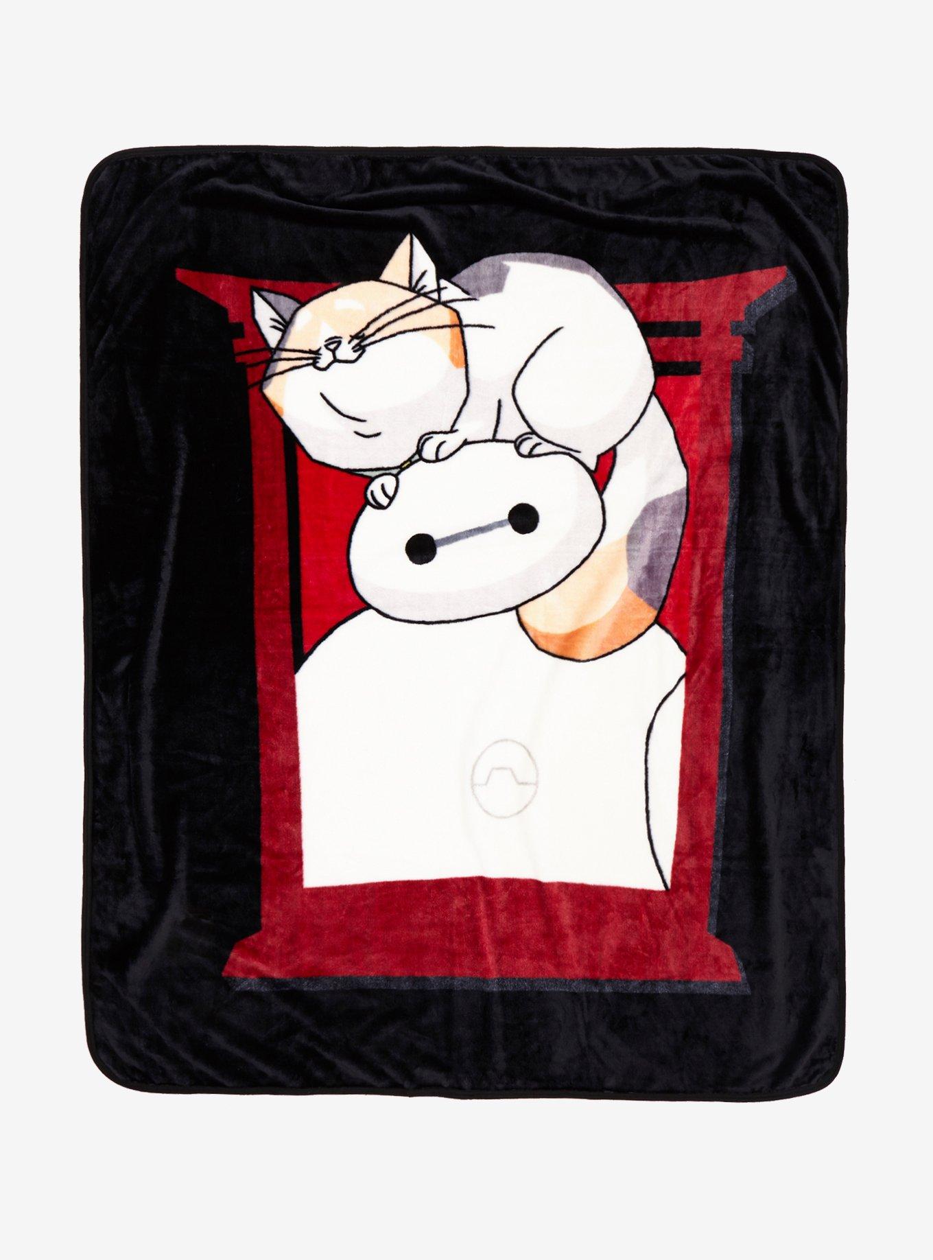 Disney Big Hero 6 Baymax Cat Throw Blanket | BoxLunch