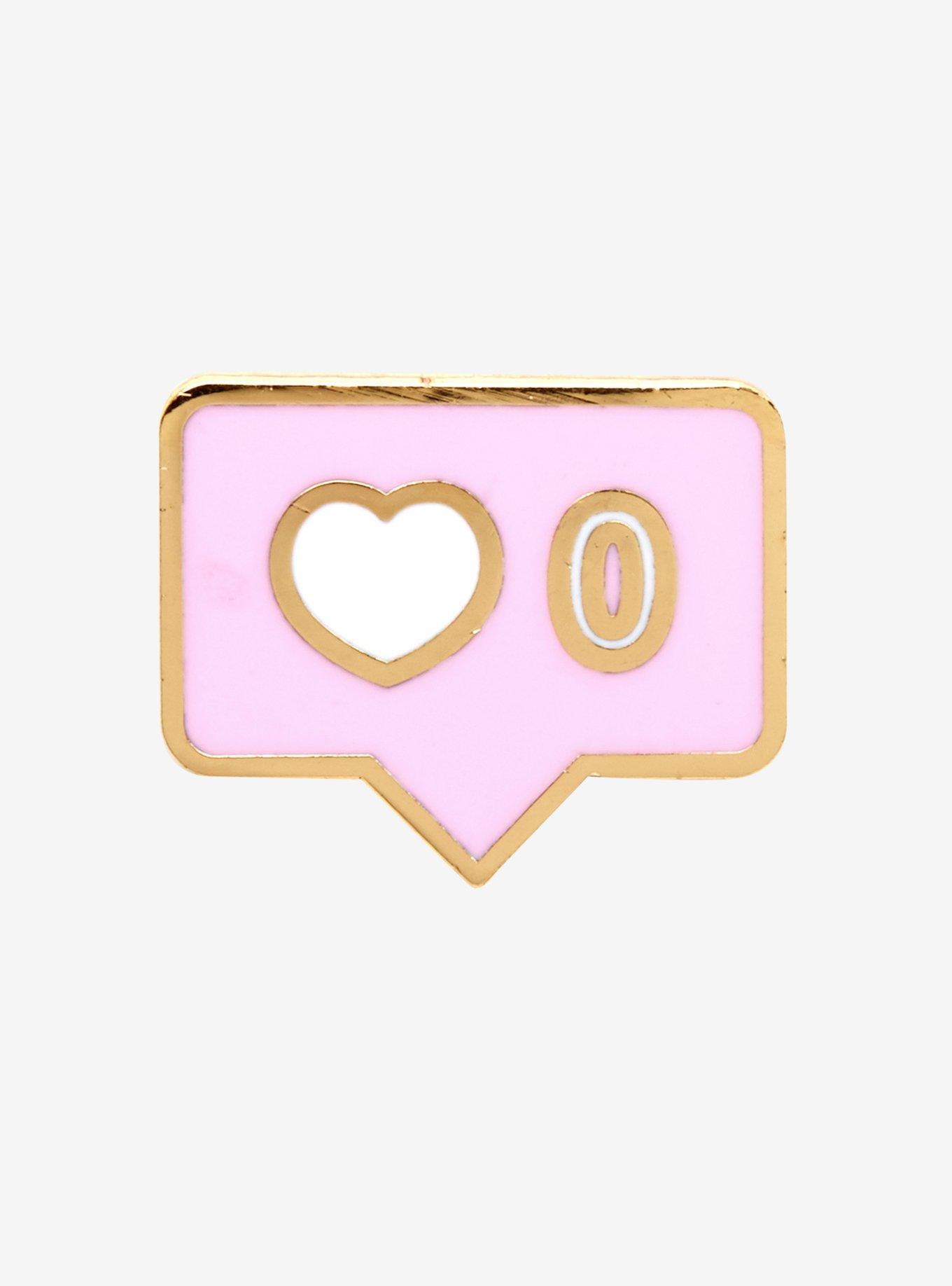 Pin God No Love Pink Enamel Pin | Hot Topic