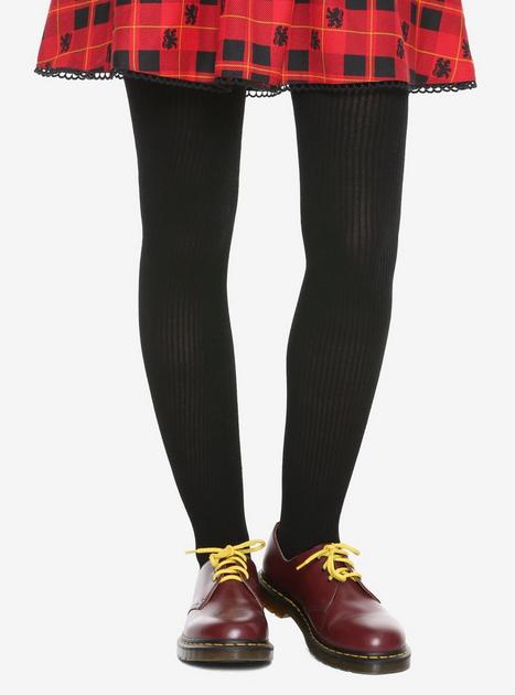 Blackheart Black Pinstripe Tights Hot Topic