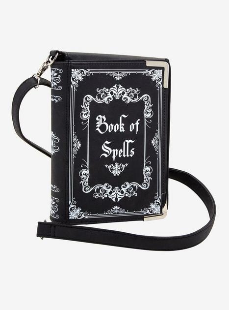 Book Of Spells Book Cover Crossbody Bag | Hot Topic