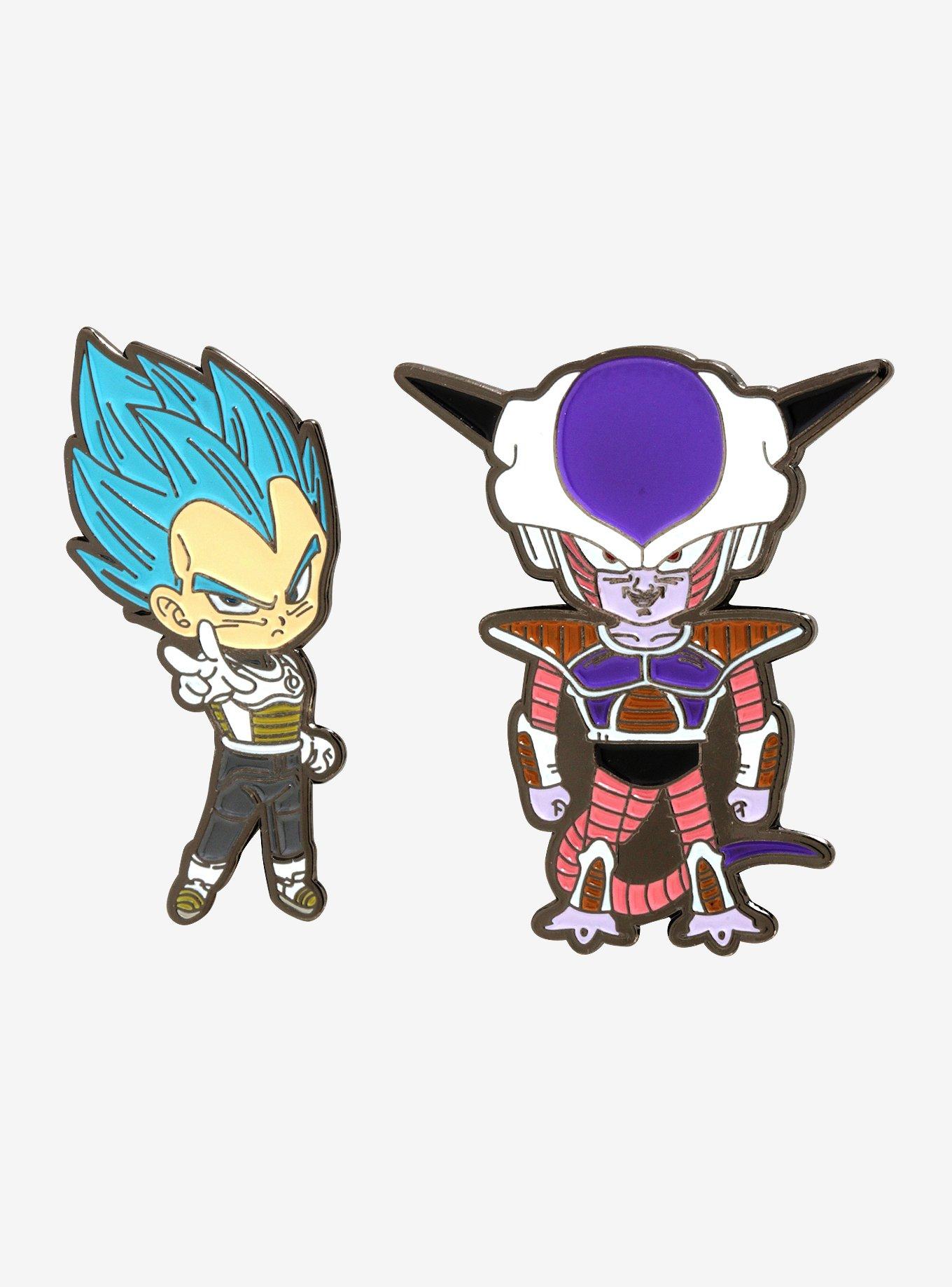Dragon Ball Super Vegeta & Frieza Enamel Pin Set | Hot Topic