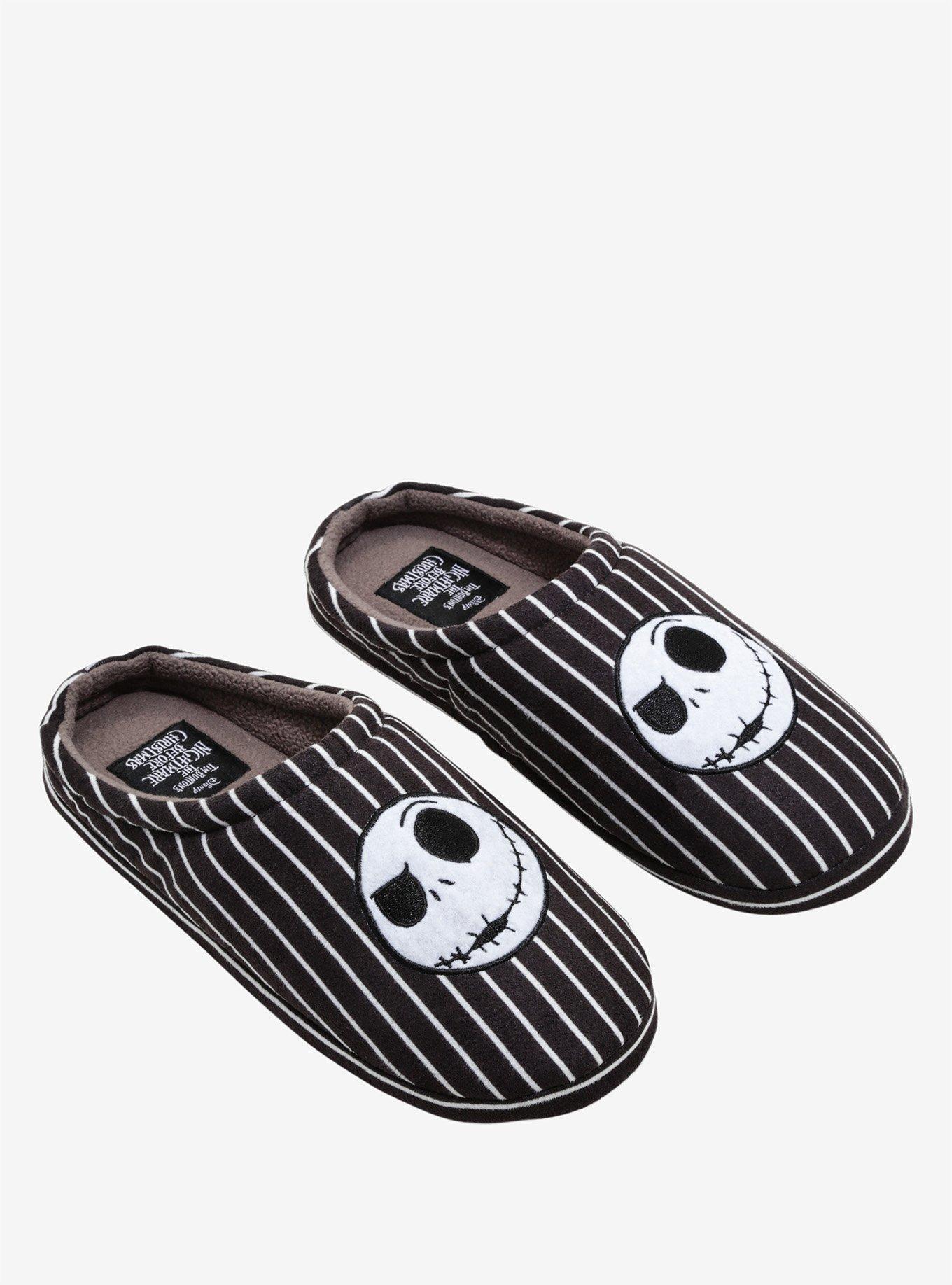 The Nightmare Before Christmas Jack Skellington Slippers | BoxLunch