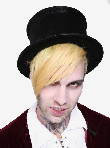 Black Collapsible Top Hat | Hot Topic
