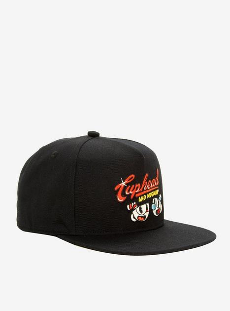 Loungefly Cuphead & Mugman Embroidered Snapback Hat | Hot Topic