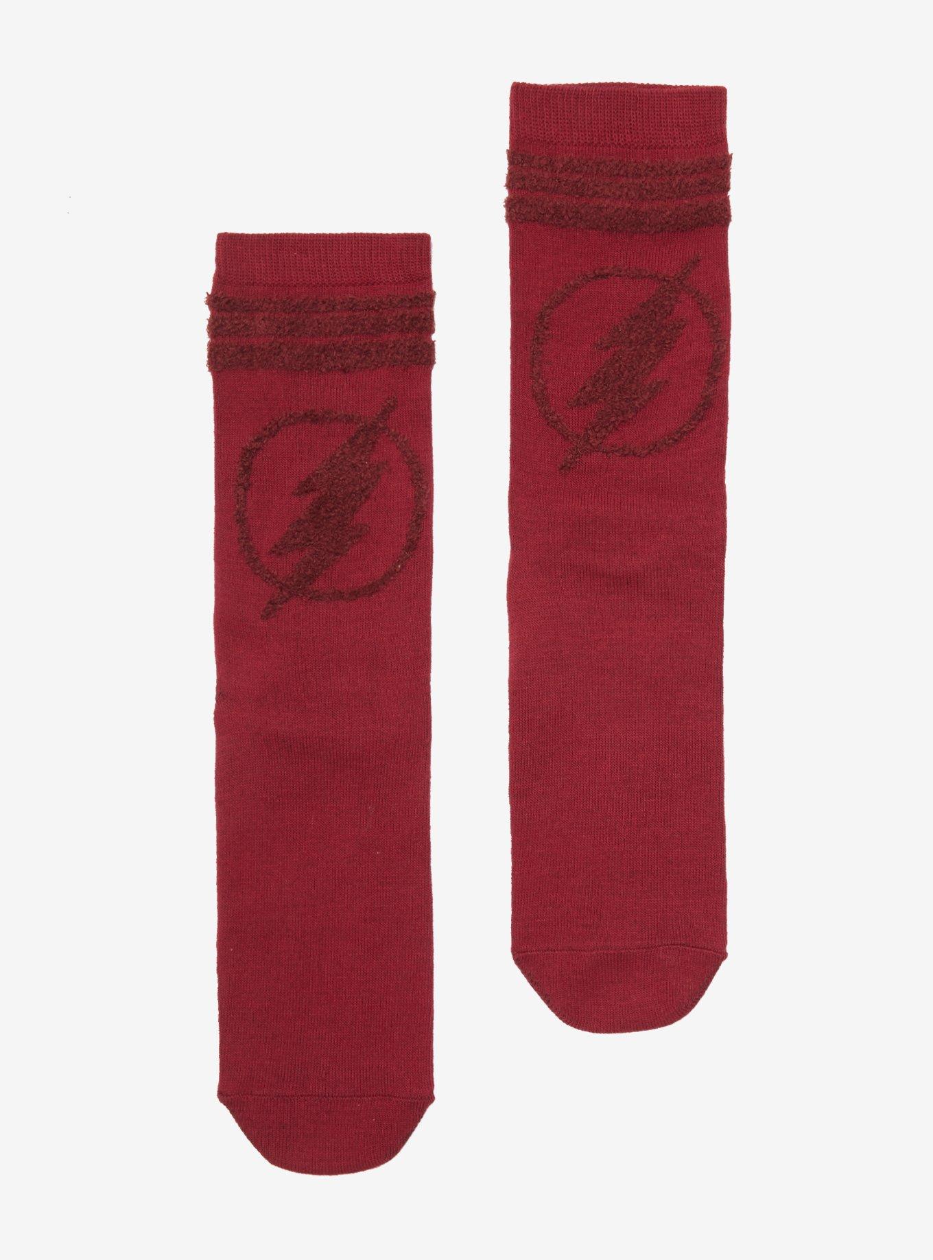 DC Comics The Flash Chenille Striped Socks | BoxLunch
