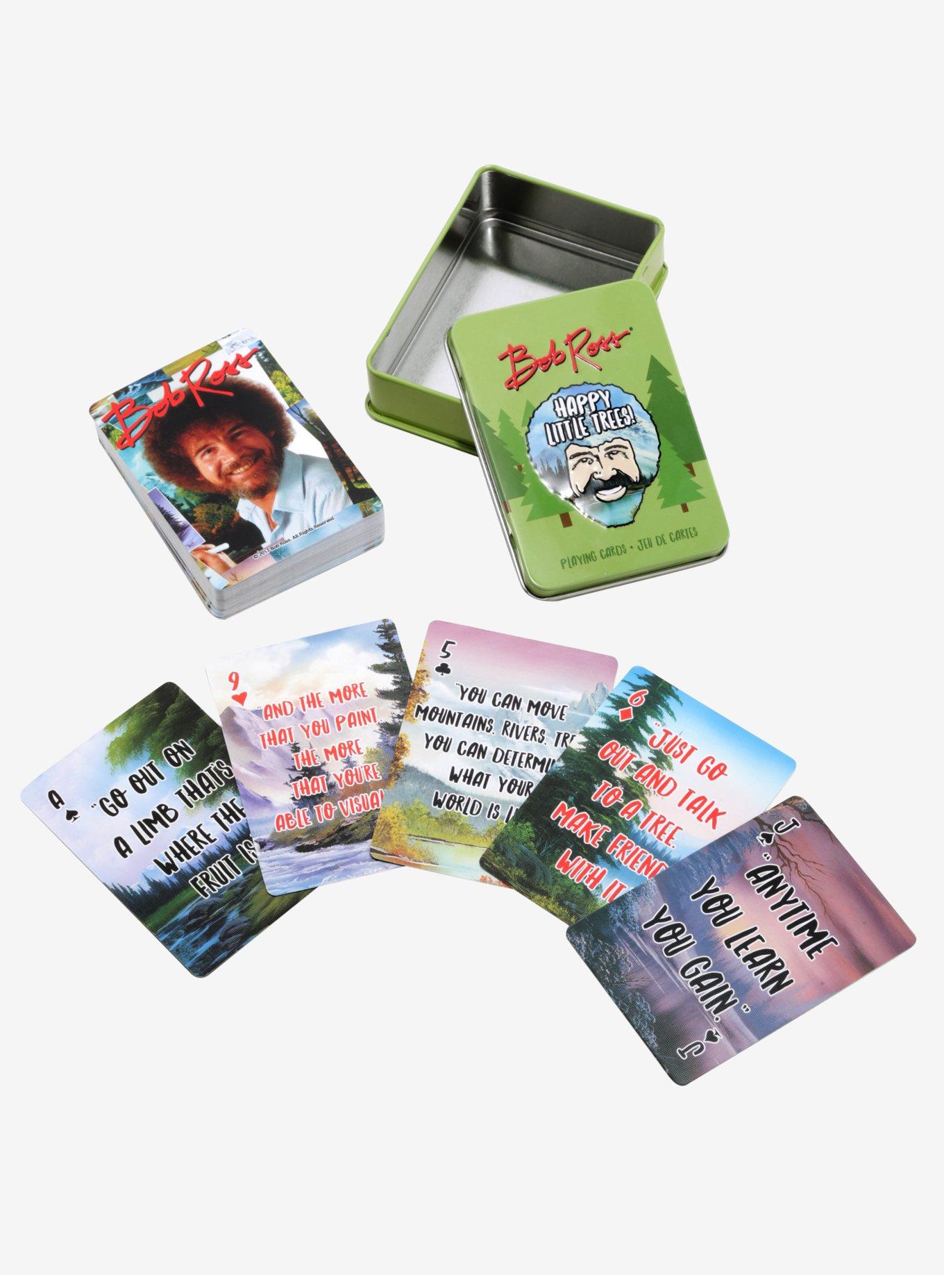 Bob Ross Playing Cards In A Tin | Hot Topic