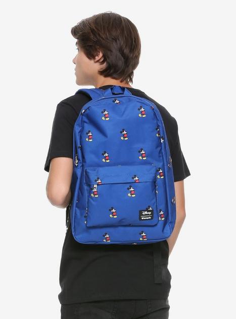 Loungefly Disney Mickey Mouse Classic Blue Backpack | Hot Topic