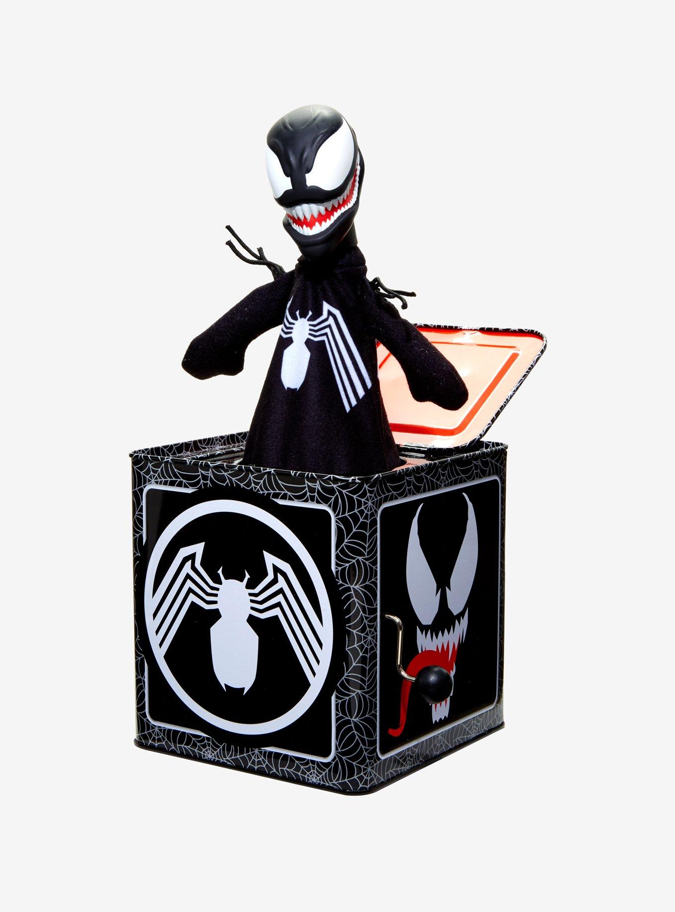 Marvel Venom Jack-In-The-Box Toy Hot Topic Exclusive | Hot Topic