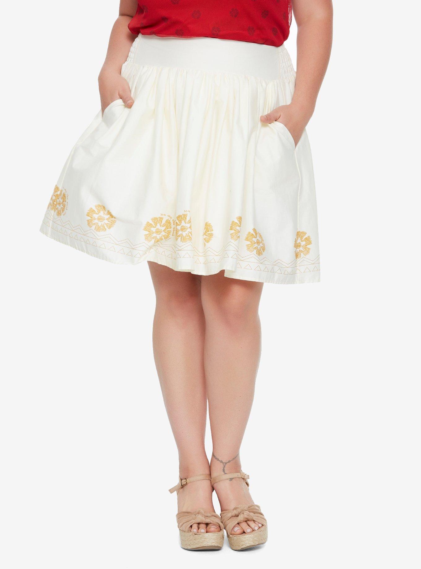 Her Universe Destination Disney Moana Border Print Skirt Plus Size Her Universe