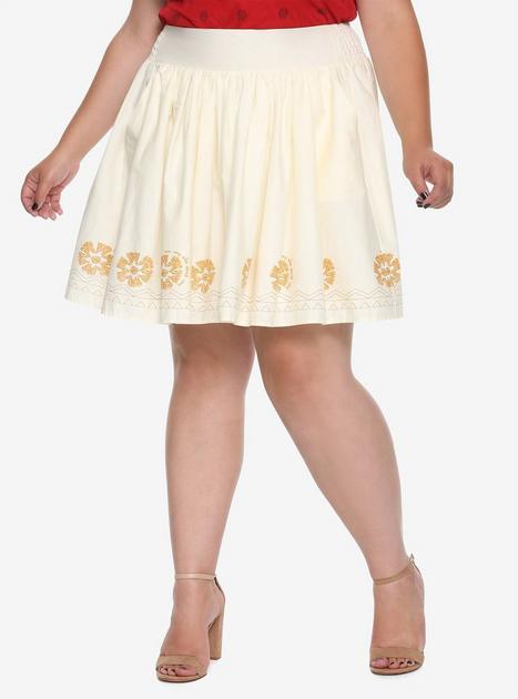 Her Universe Destination Disney Moana Border Print Skirt Plus Size Hot Topic