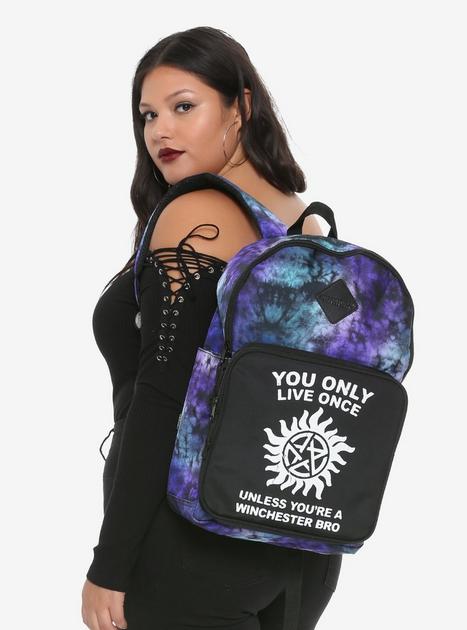 Supernatural Tie Dye Backpack | Hot Topic