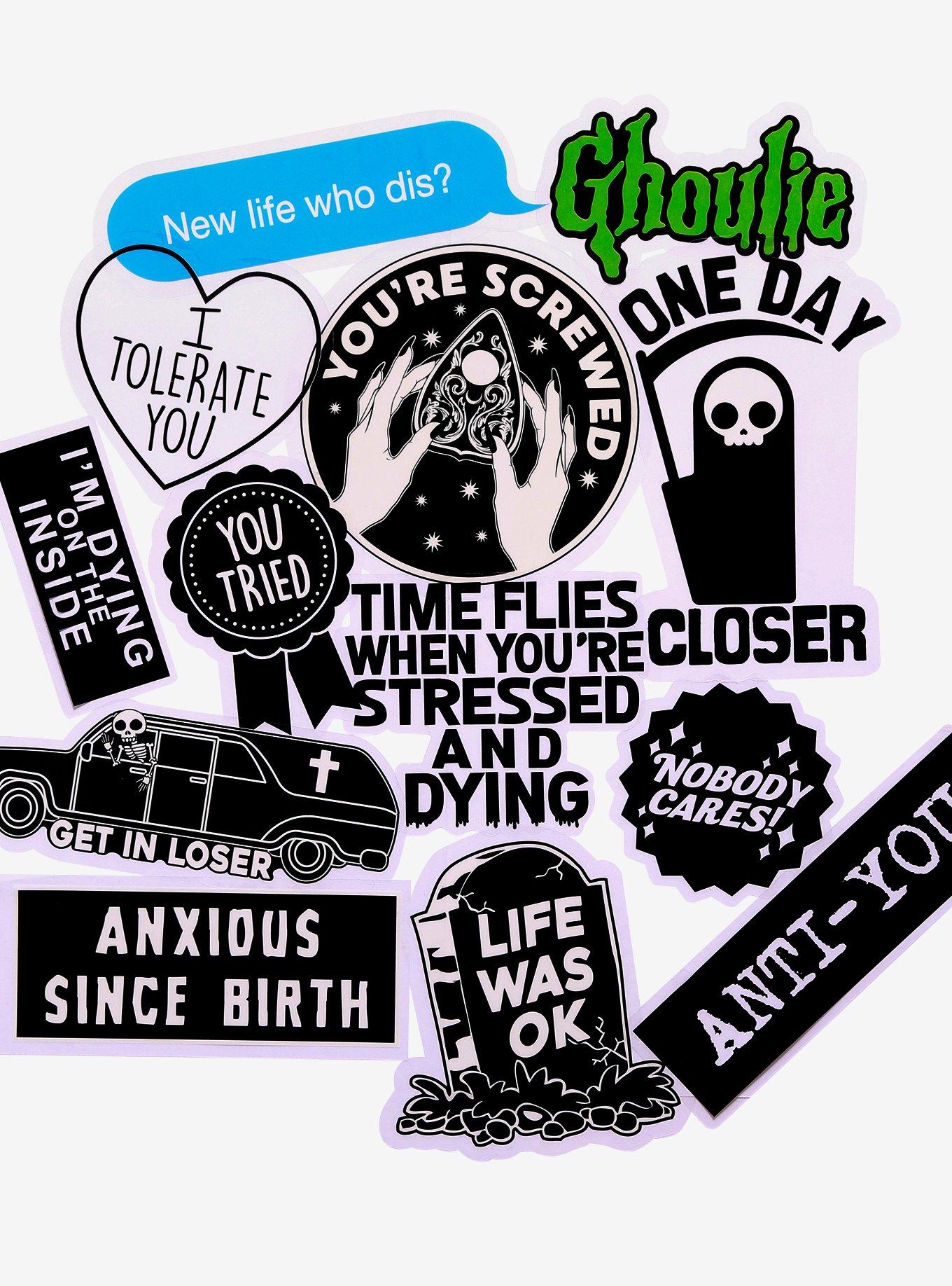 Dark Humor Gadget Decals | Hot Topic