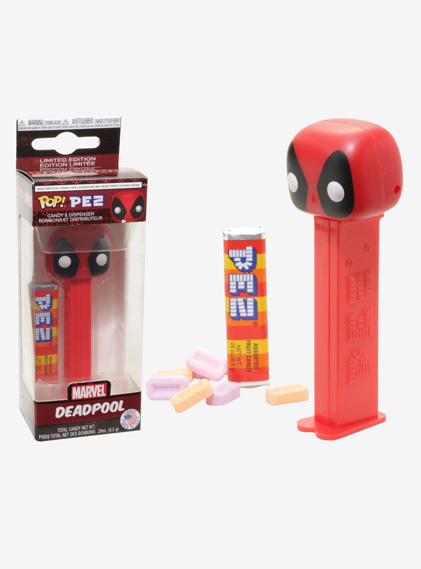 Funko Pop! PEZ Marvel Deadpool Candy & Dispenser | BoxLunch