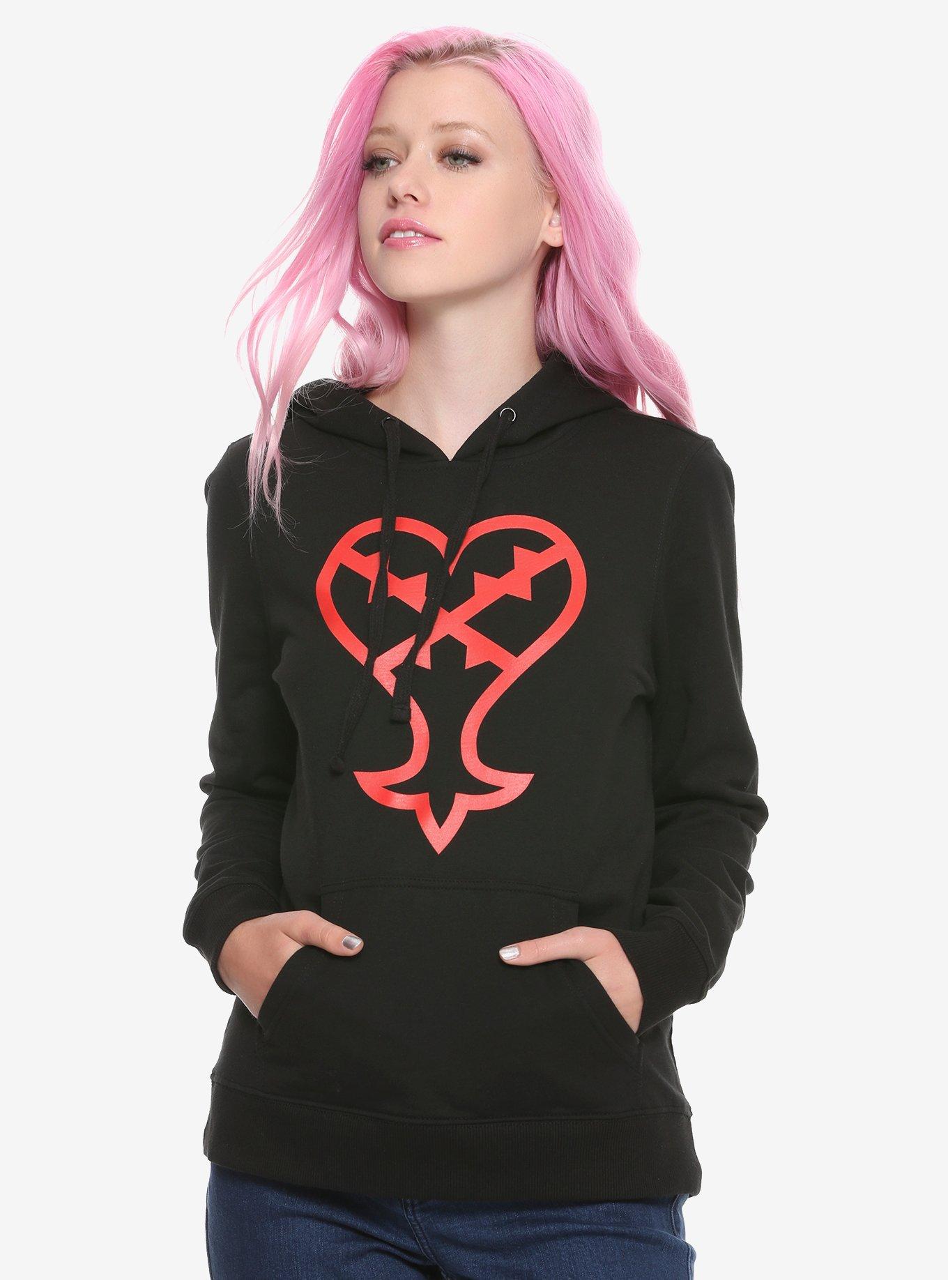 Disney Kingdom Hearts Heartless Girls Hoodie | Hot Topic