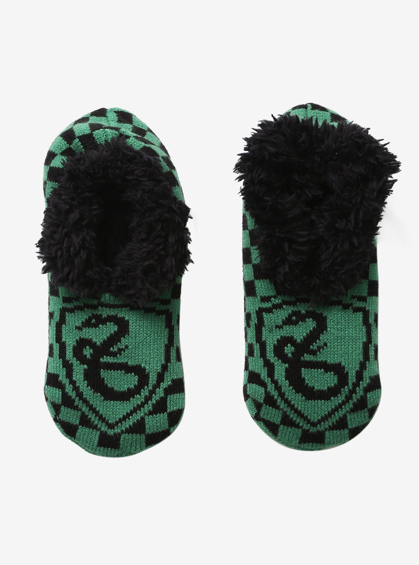 Harry Potter Slip-On Slytherin Cozy Slippers | Hot Topic