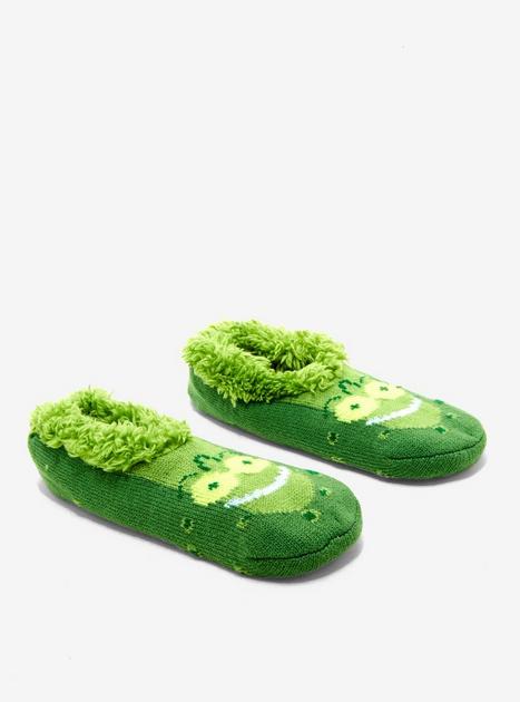 Rick And Morty Slip-On Pickle Rick Slippers | Hot Topic