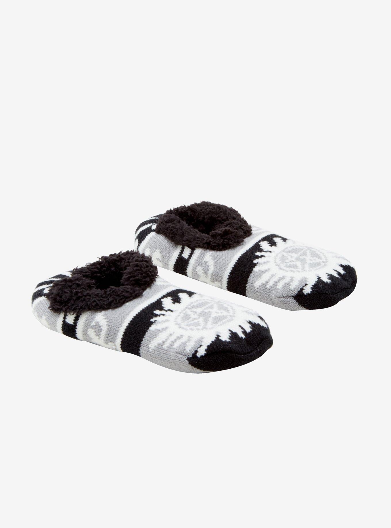 Supernatural Slip-On Anti-Possession Slippers | Hot Topic