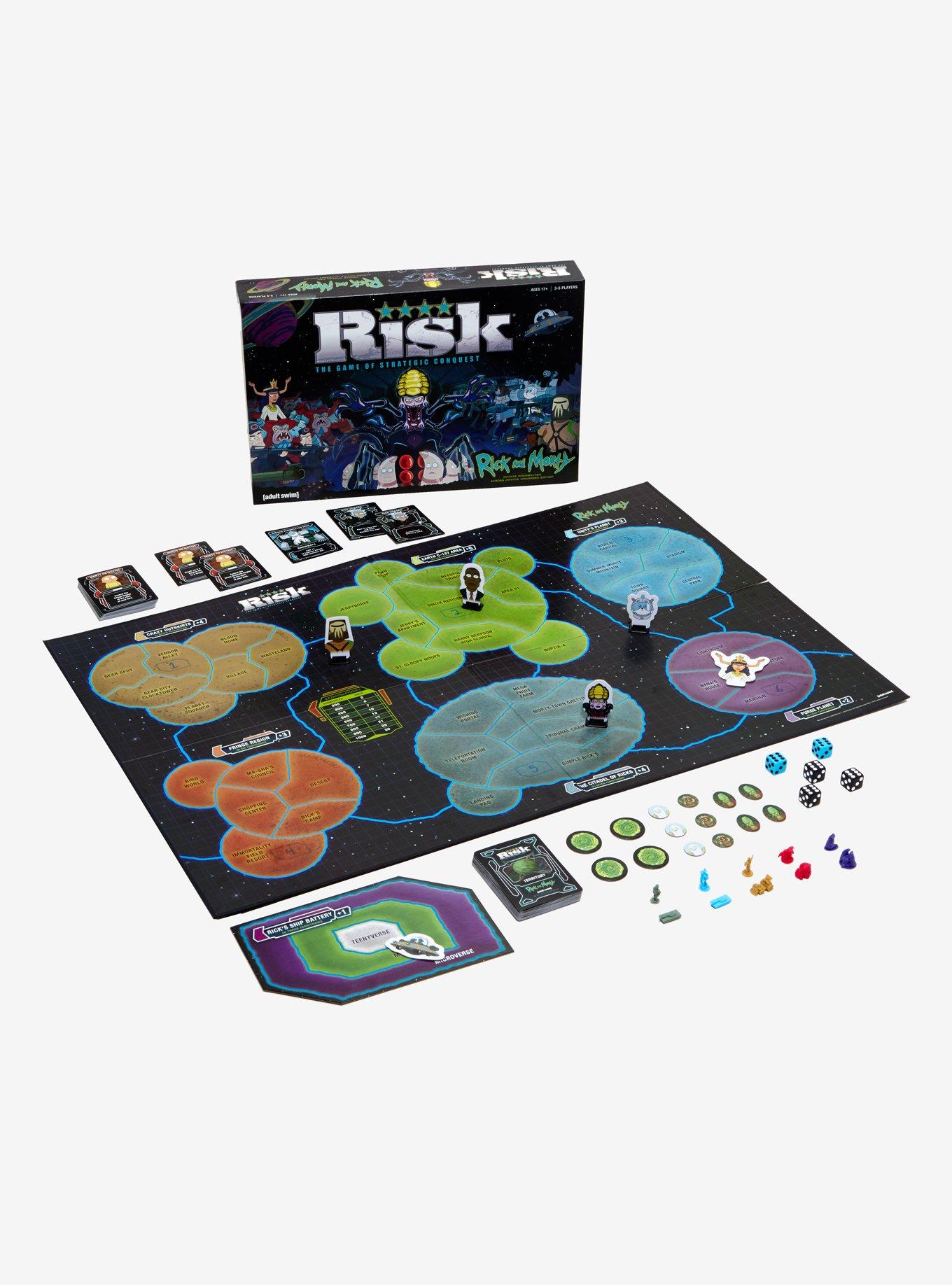 Rick And Morty Edition Risk Board Game | Hot Topic
