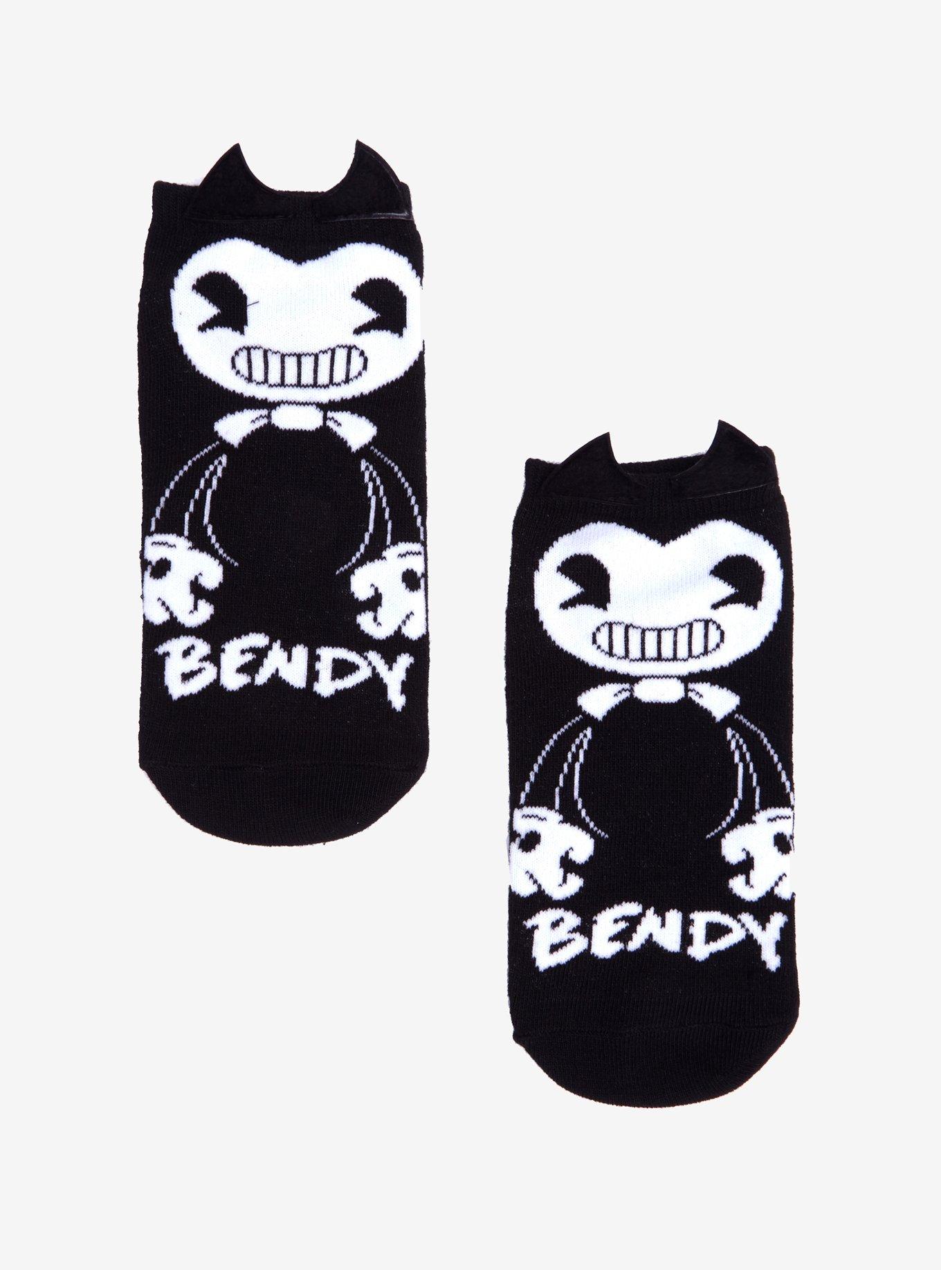 Bendy And The Ink Machine Bendy 3D Horns No-Show Socks | Hot Topic