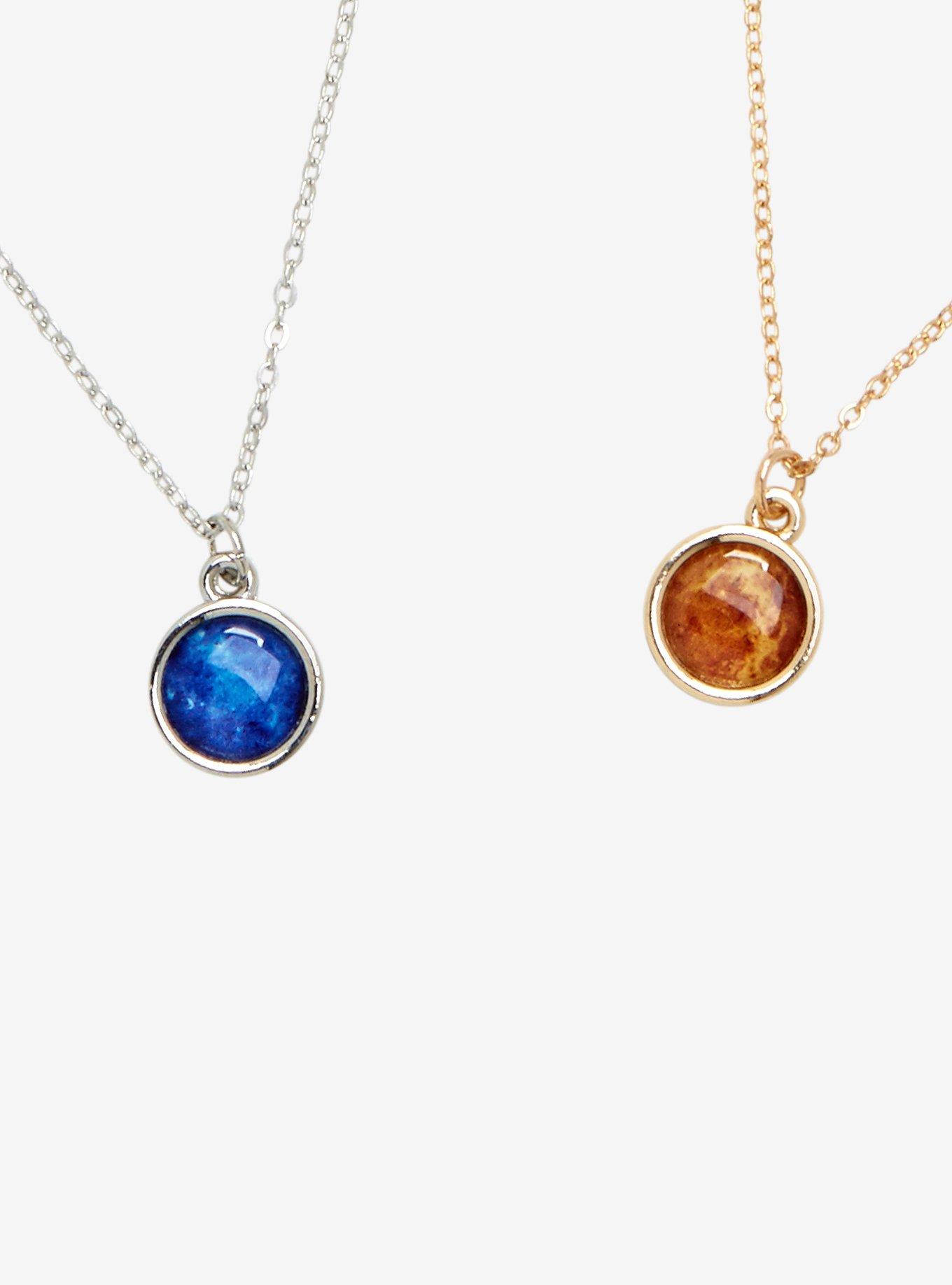 Neptune & Venus Best Friend Necklace Set | Hot Topic