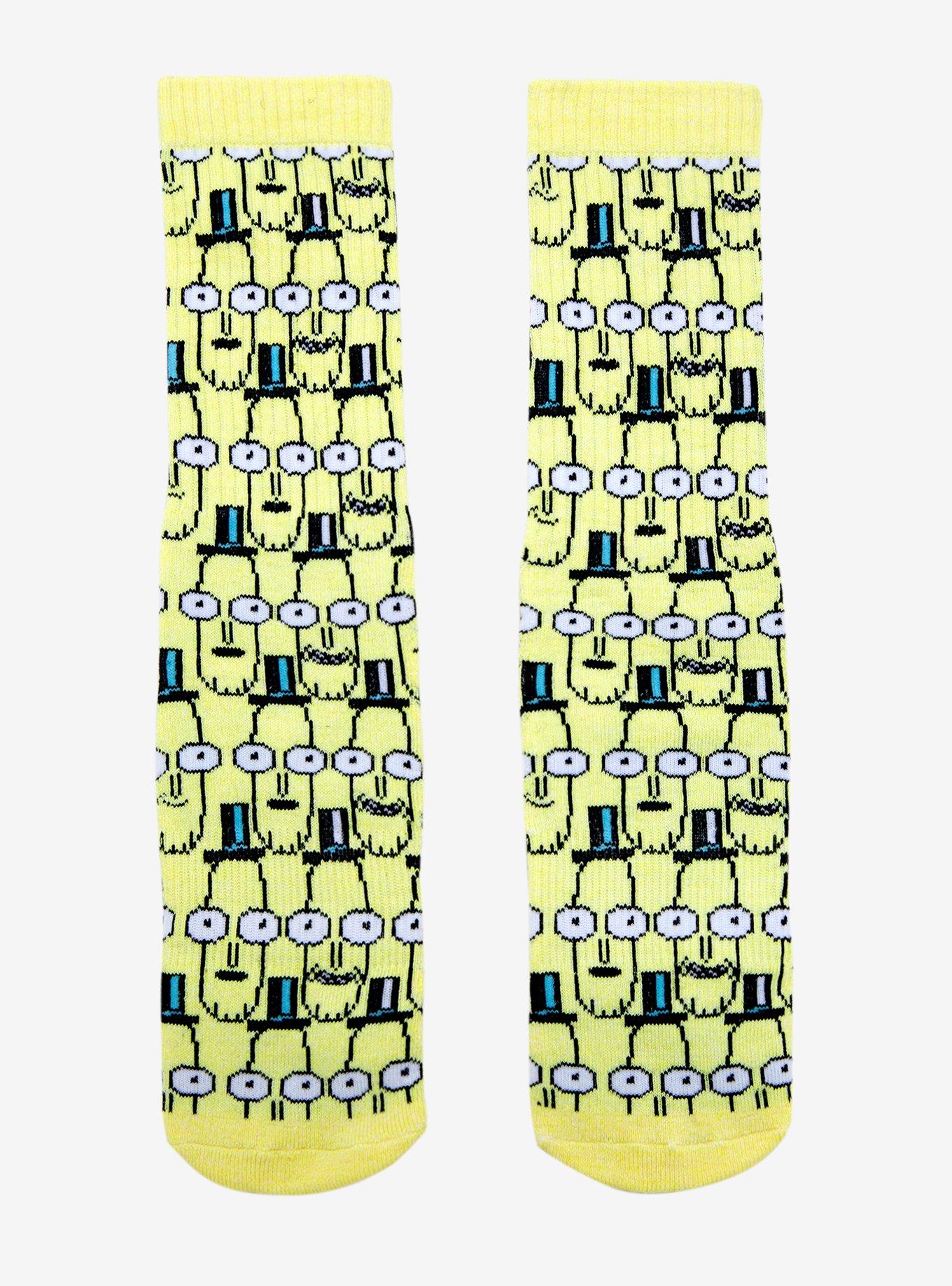 Rick And Morty Mr. Poopy Butthole Crew Socks | Hot Topic