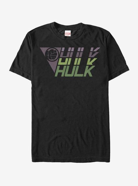 Marvel Hulk Design T-Shirt - BLACK | Hot Topic