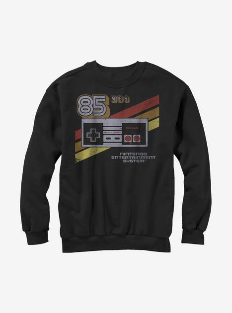 Nintendo NES 85 Controller Sweatshirt - BLACK | Hot Topic