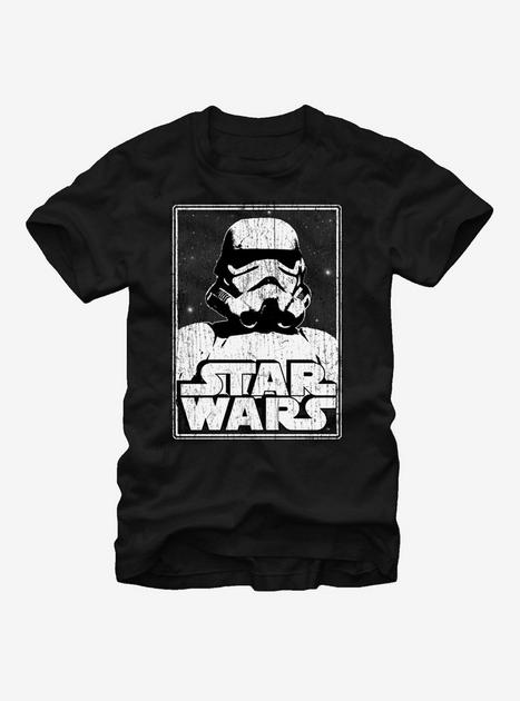 Star Wars Stormtrooper Logo T-Shirt - BLACK | Hot Topic