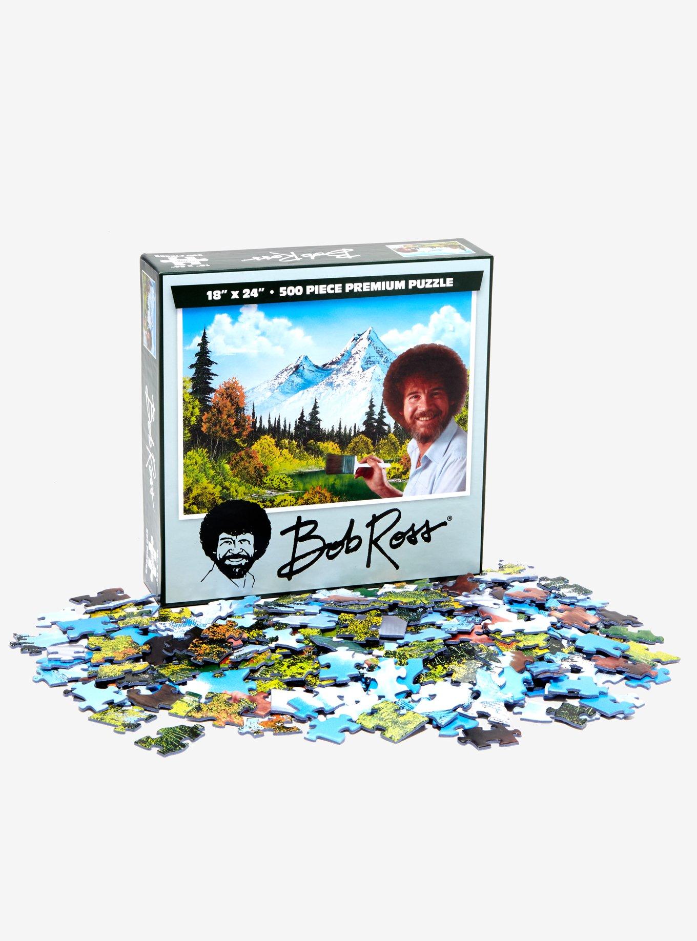 Bob Ross Mountain Painting Puzzle | Hot Topic