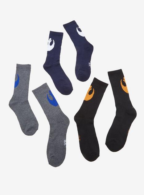 Star Wars Rebel Socks 3 Pair | BoxLunch