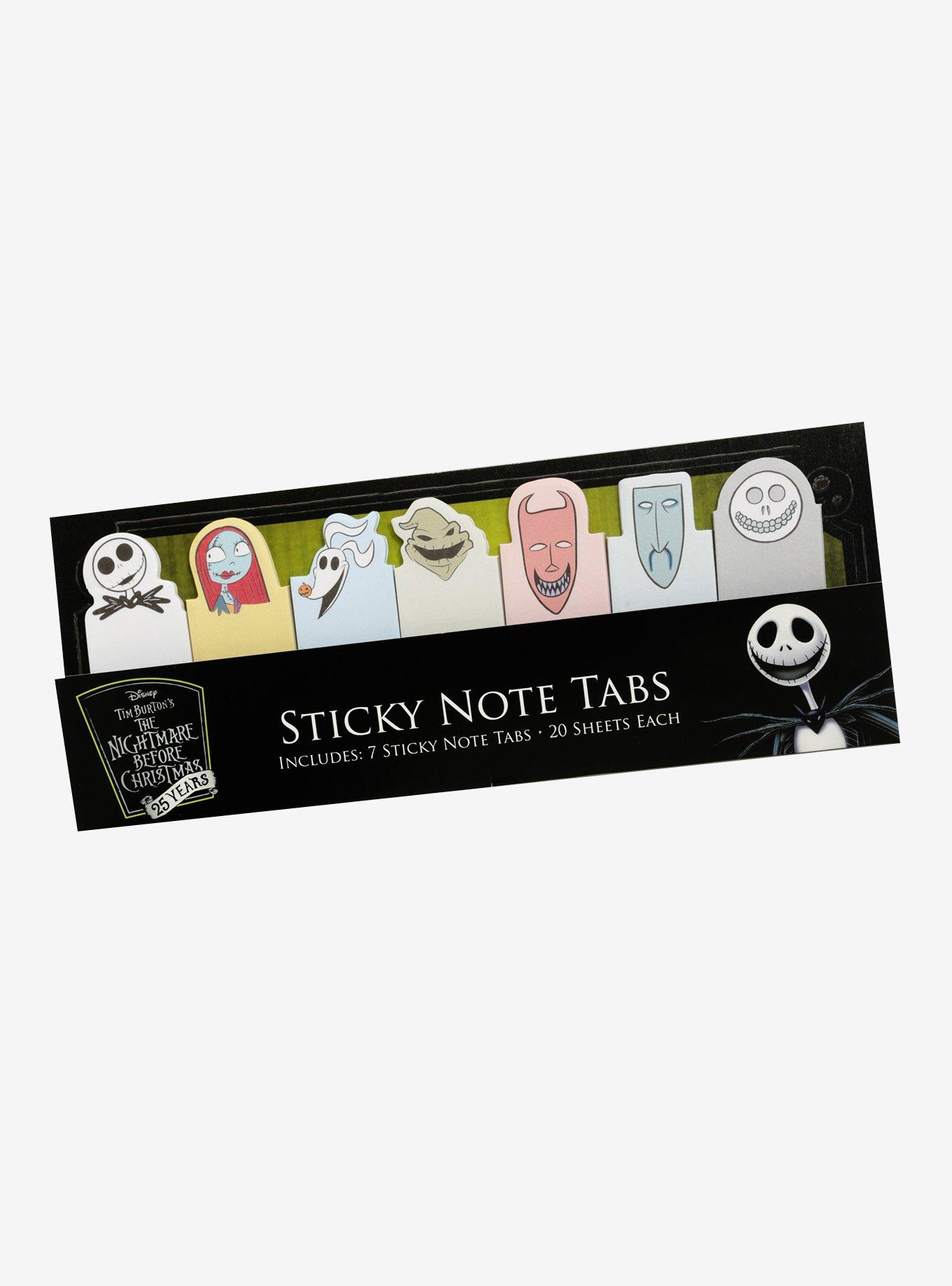The Nightmare Before Christmas Sticky Note Tabs - BoxLunch Exclusive ...