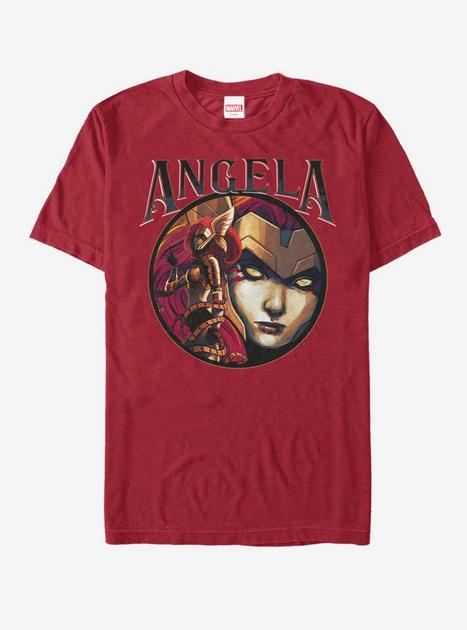 Marvel Angela Circle T-Shirt - GREY | Hot Topic